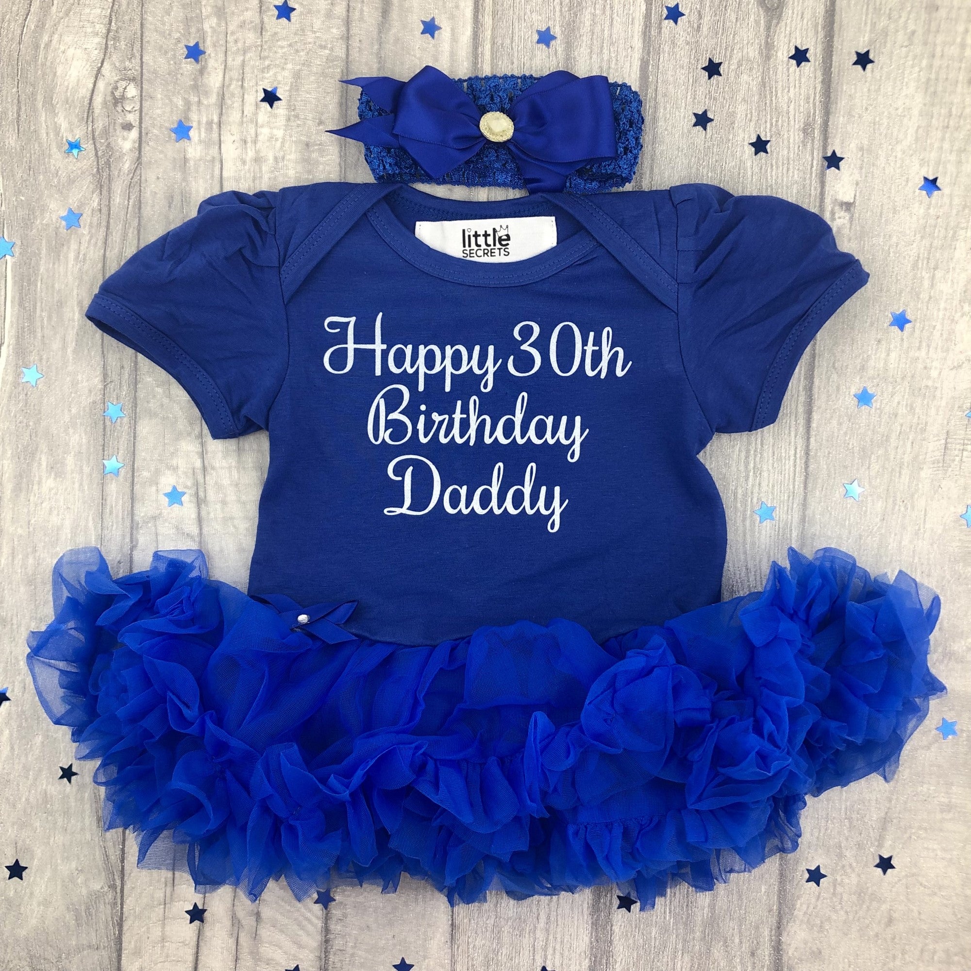 Happy 30th Birthday Daddy Tutu Romper – Little Secrets Clothing