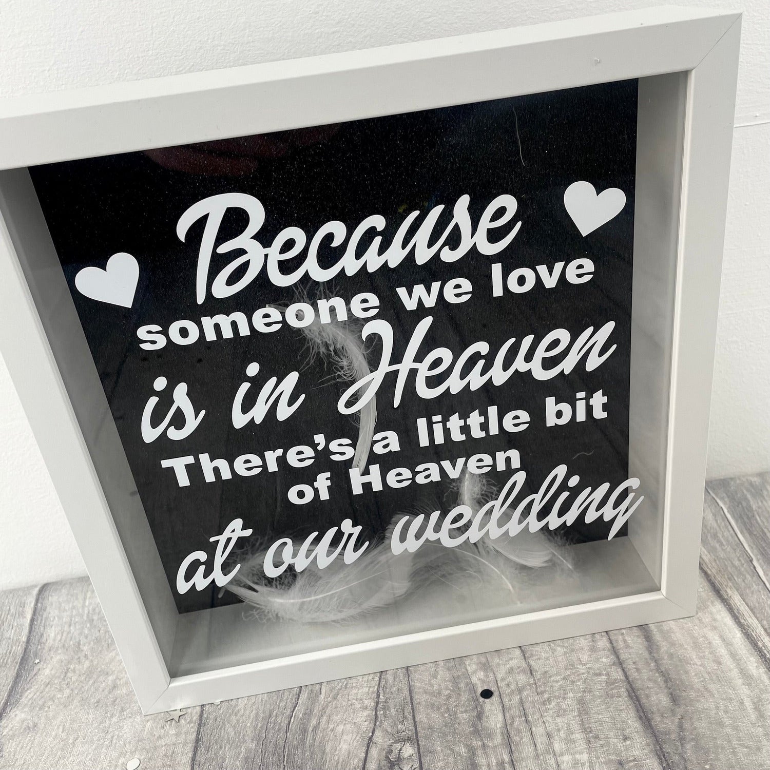 Heaven Wedding Day Box Frame – Little Secrets Clothing