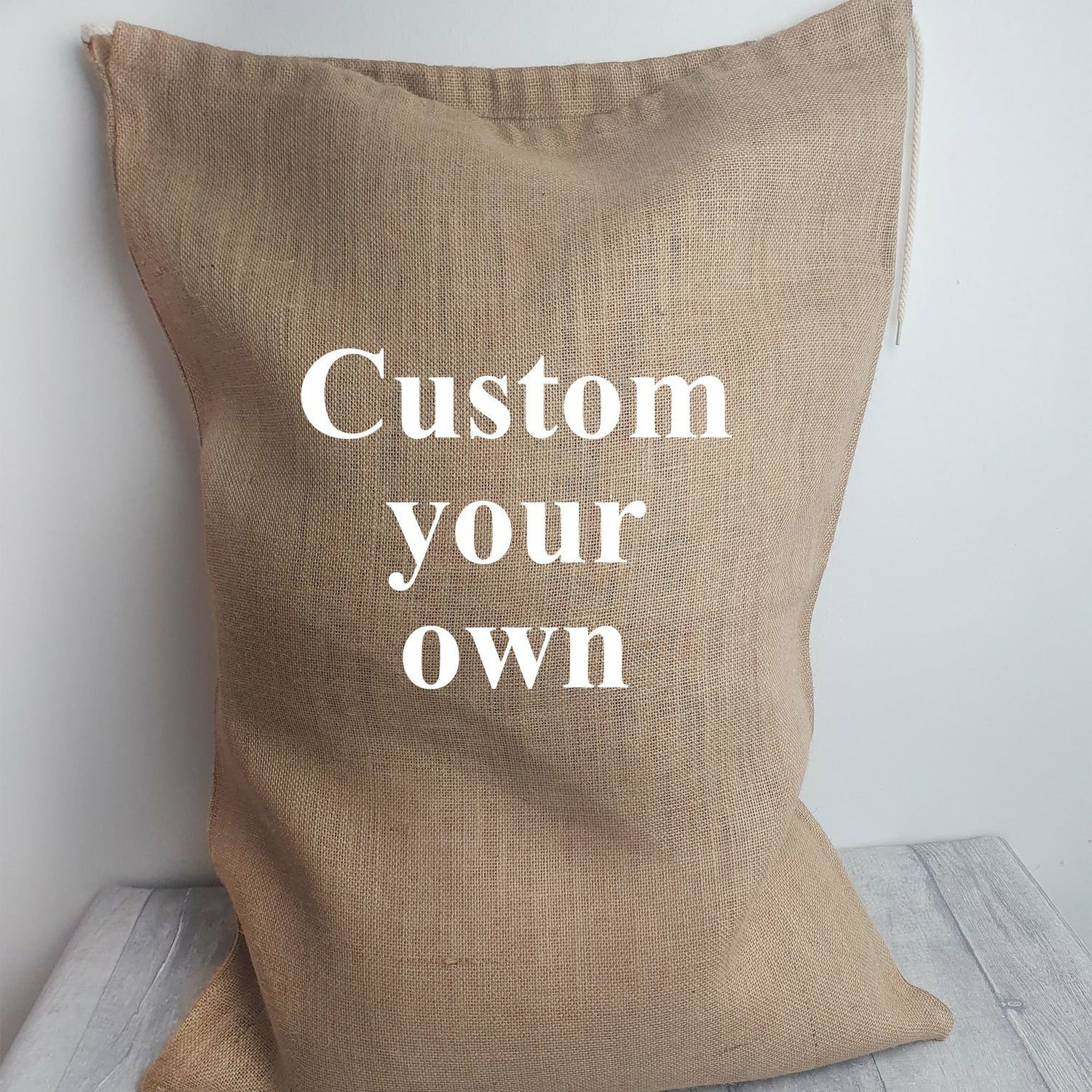 Create Your Own Hessian Gift / Present SackCreate Your Own Hessian Gift ...